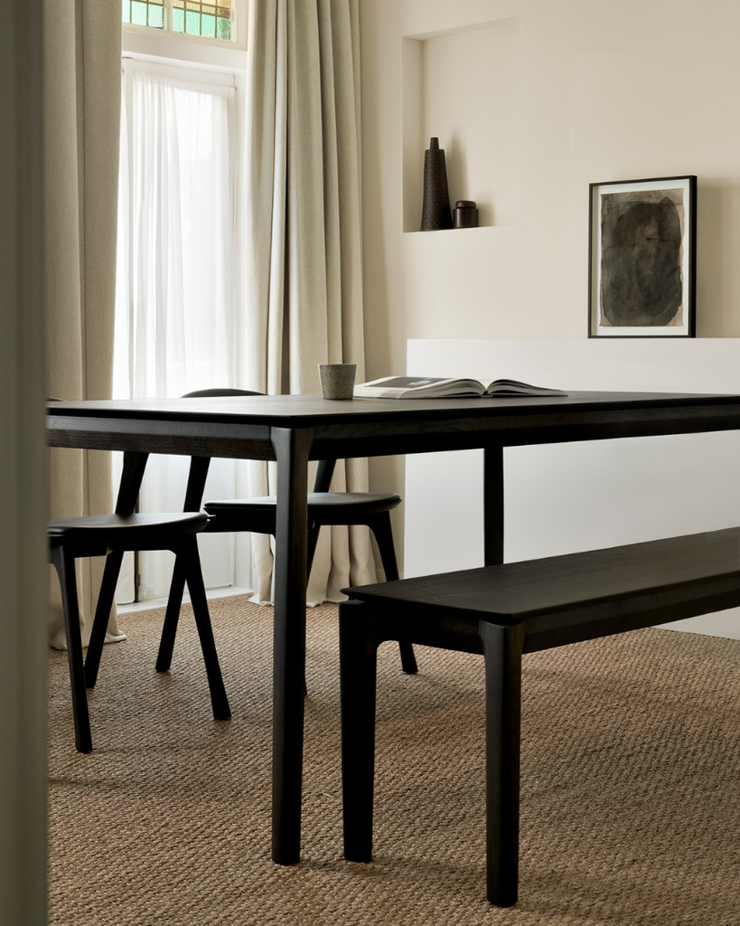 Large Round Graphite Organic Glass Tray — Sustainably & Ethically ...