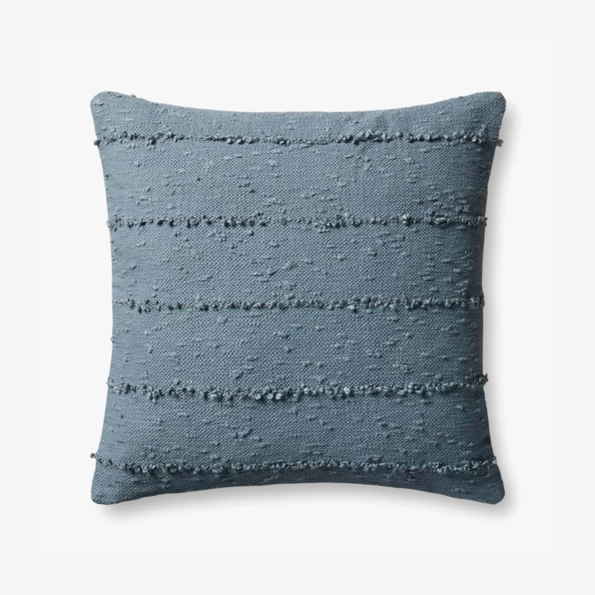 Cotton Blend Pillow with Woven Texture in Blue (Set of 2) | Loloi ...