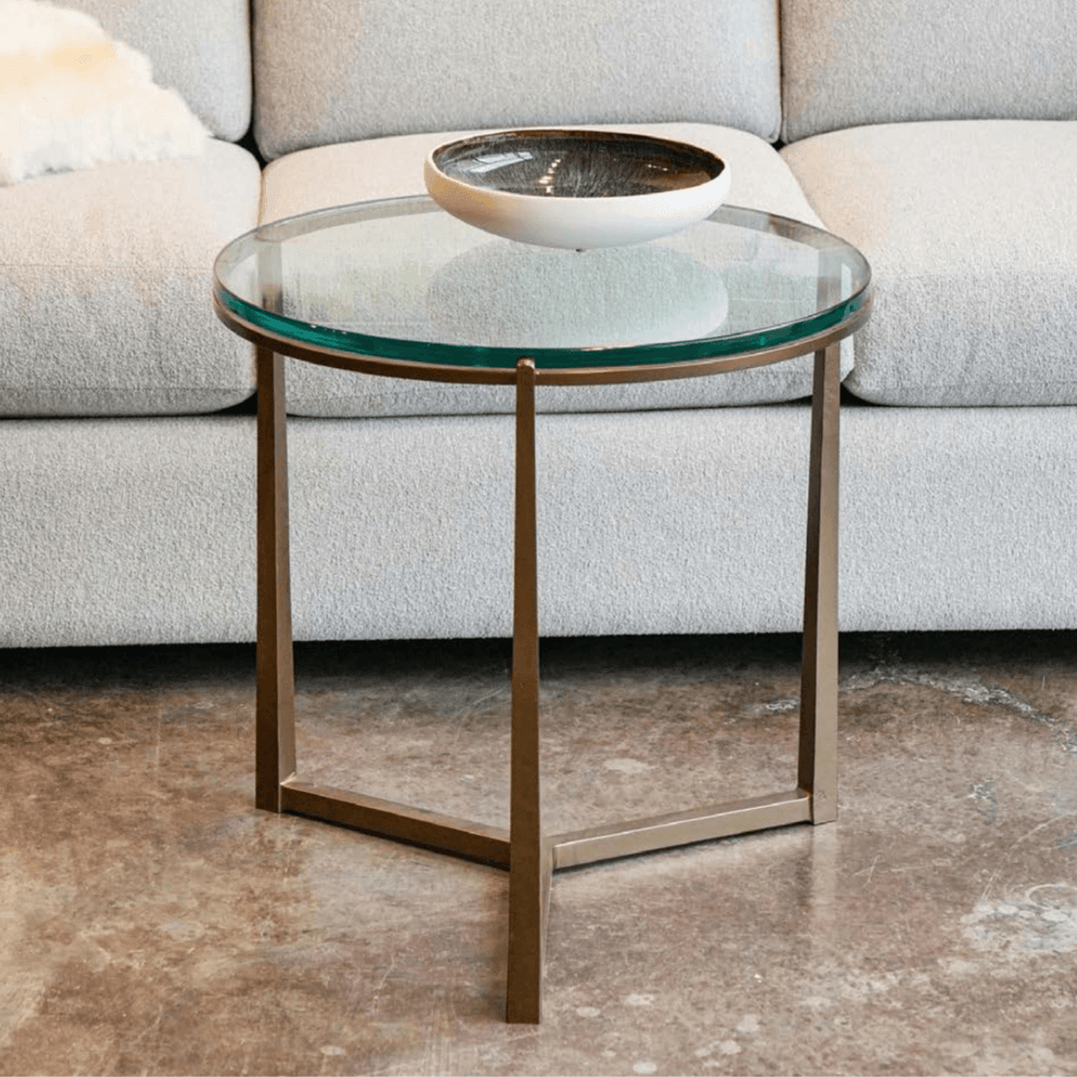 Cooper Round End Table | Charleston Forge – Urban Natural Home