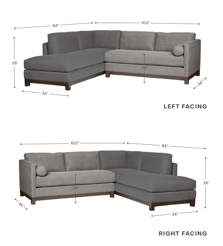 Cosmo Two Piece Sectional | Cisco Home – Urban Natural Home