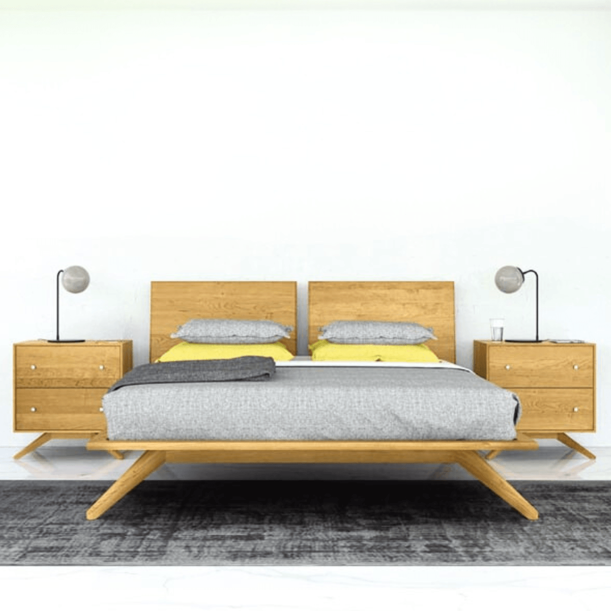 Astrid Bed With Split Headboard | Copeland – Urban Natural Home