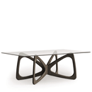 Butterfly Glass Top Dining Table | Copeland – Urban Natural Home