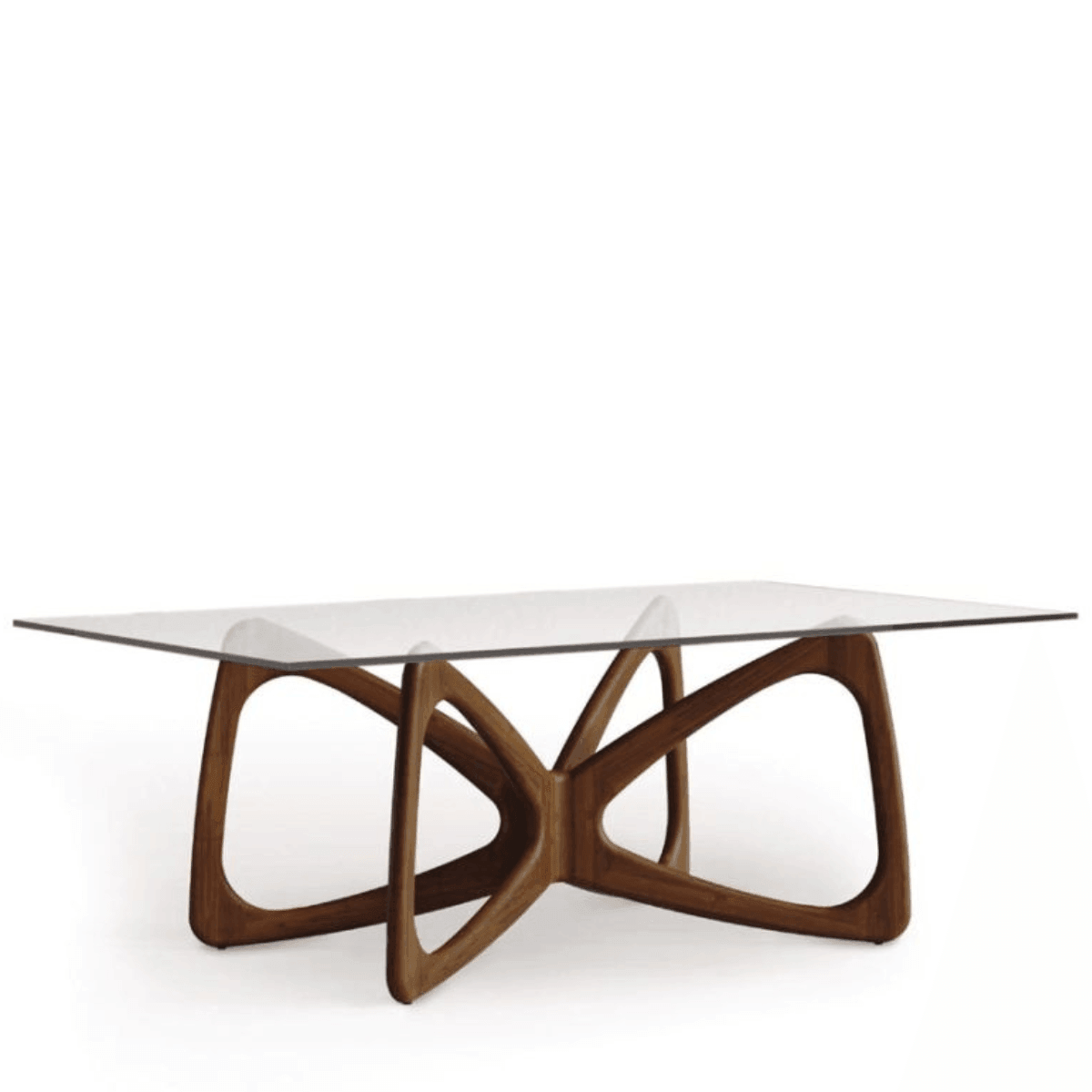Butterfly Glass Top Dining Table | Copeland – Urban Natural Home