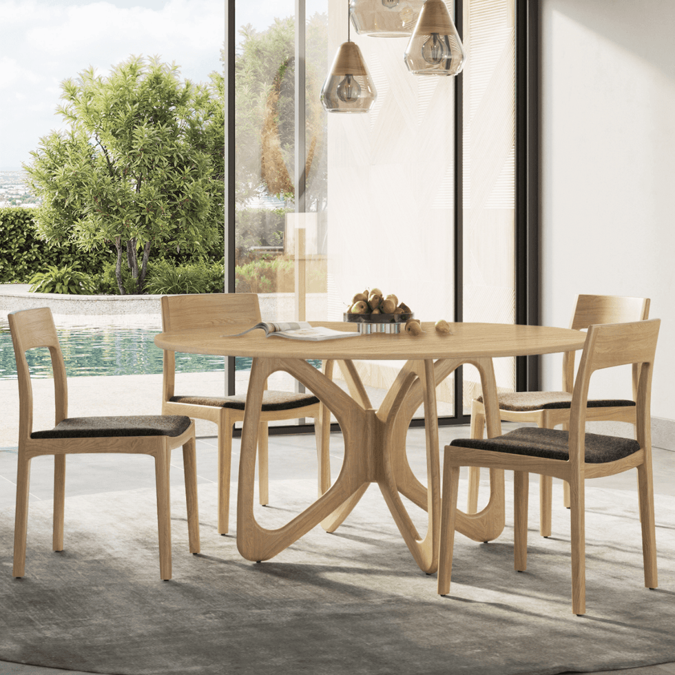 Butterfly Round Dining Table | Copeland – Urban Natural Home