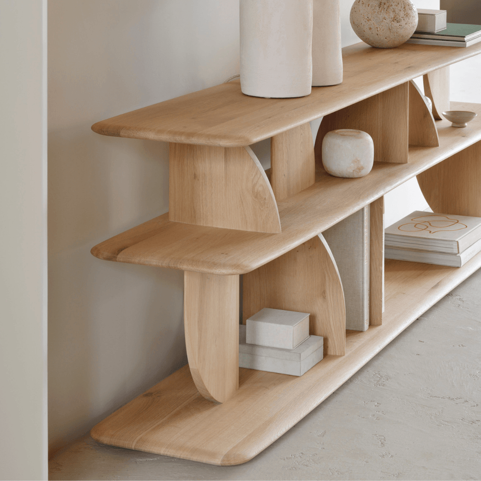 Geometric Console — Sustainably & Ethically Sourced – Urban Natural Home