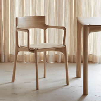 PI Dining Arm Chair — Sustainably & Ethically Sourced – Urban Natural Home