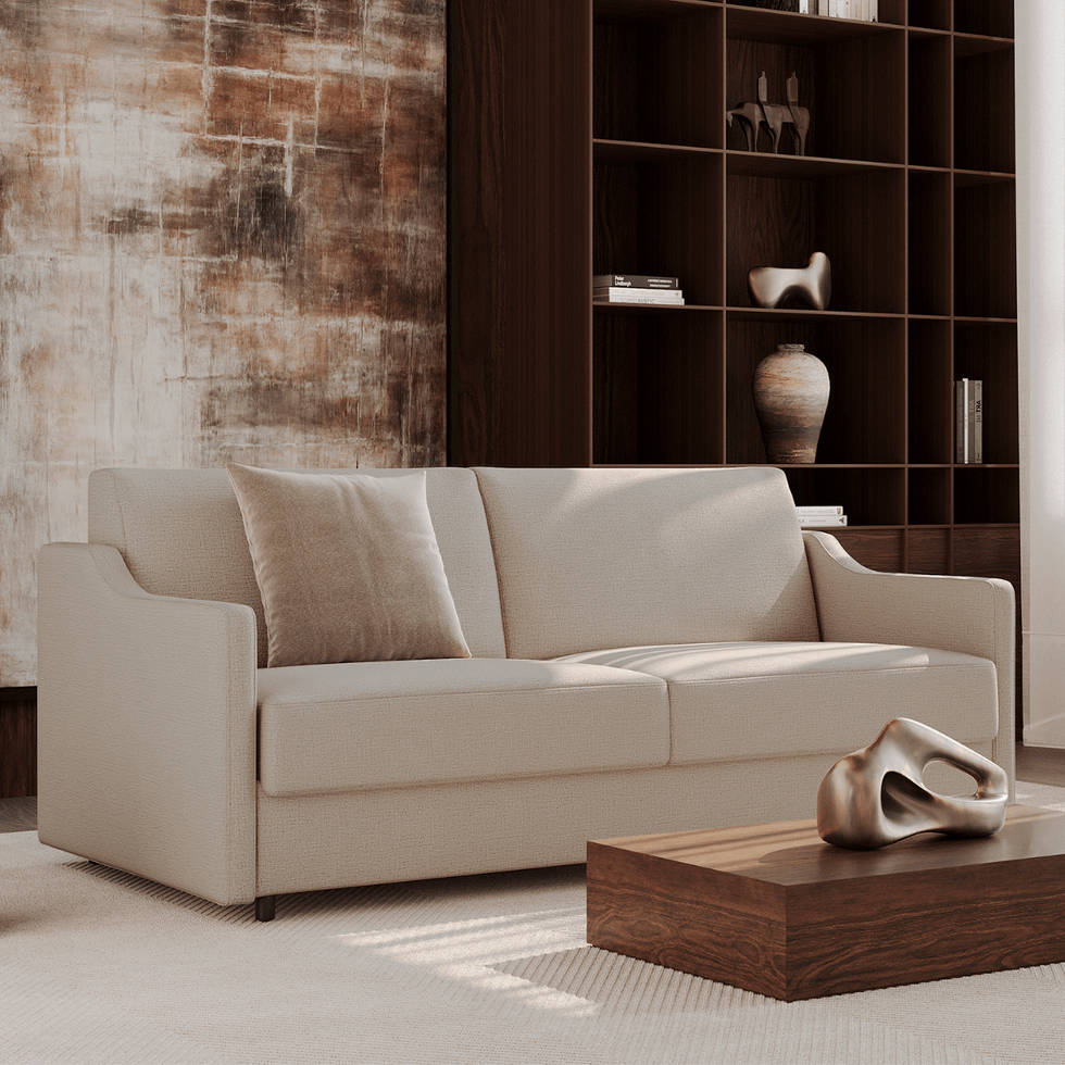 Carnell Queen Sleeper Sofa with Slope Arms – Urban Natural Home