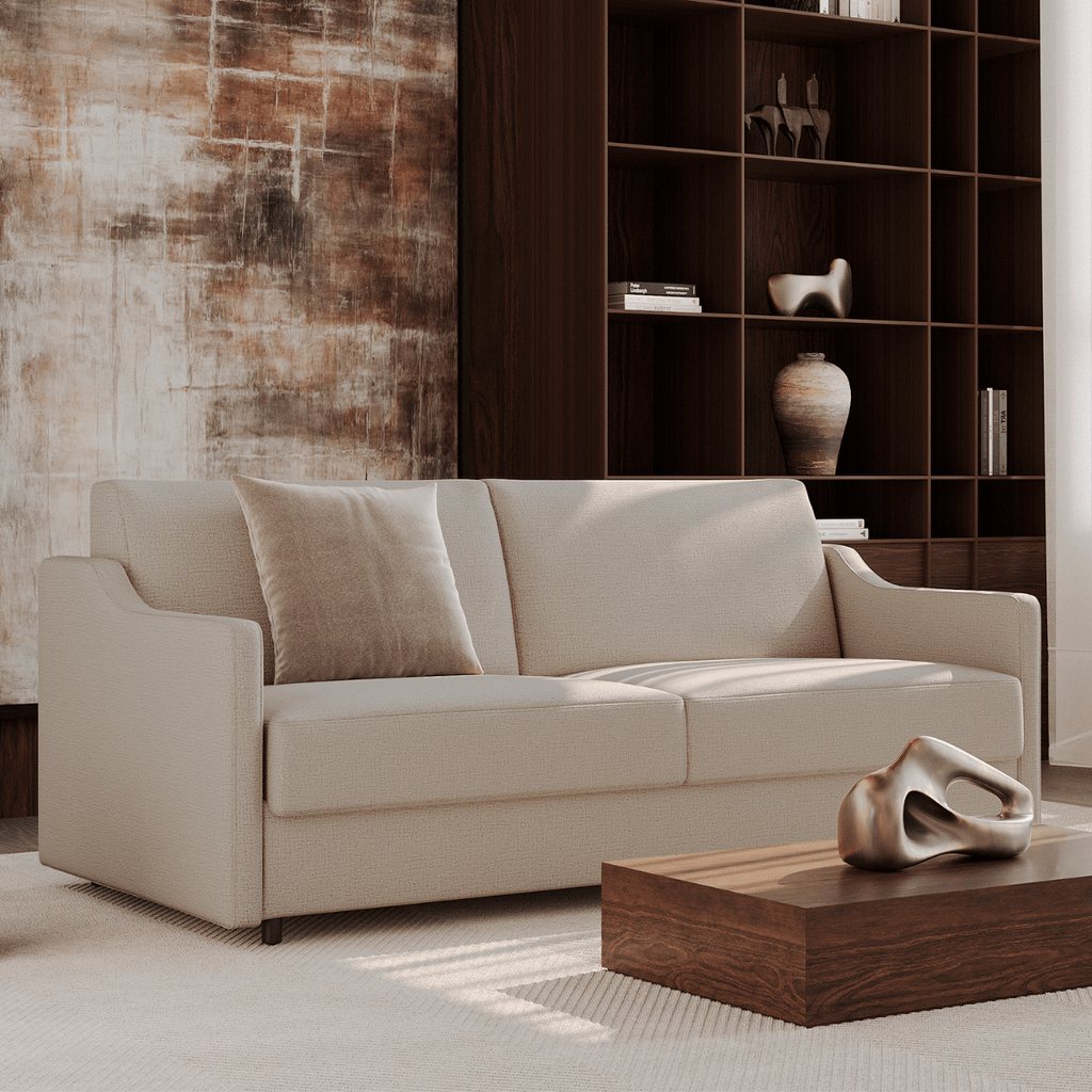 Carnell Queen Sleeper Sofa with Slope Arms – Urban Natural Home