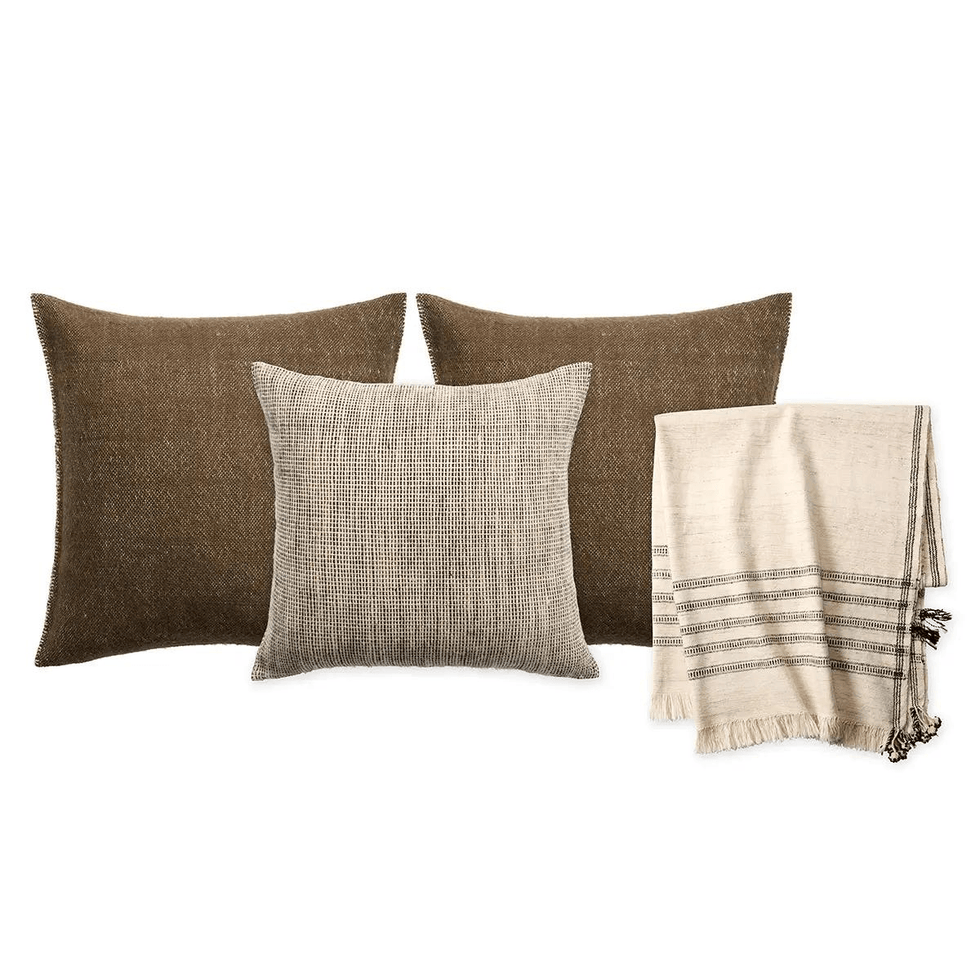 Mystic Moss Pillow & Throw Bundle | Jaipur Living – Urban Natural Home