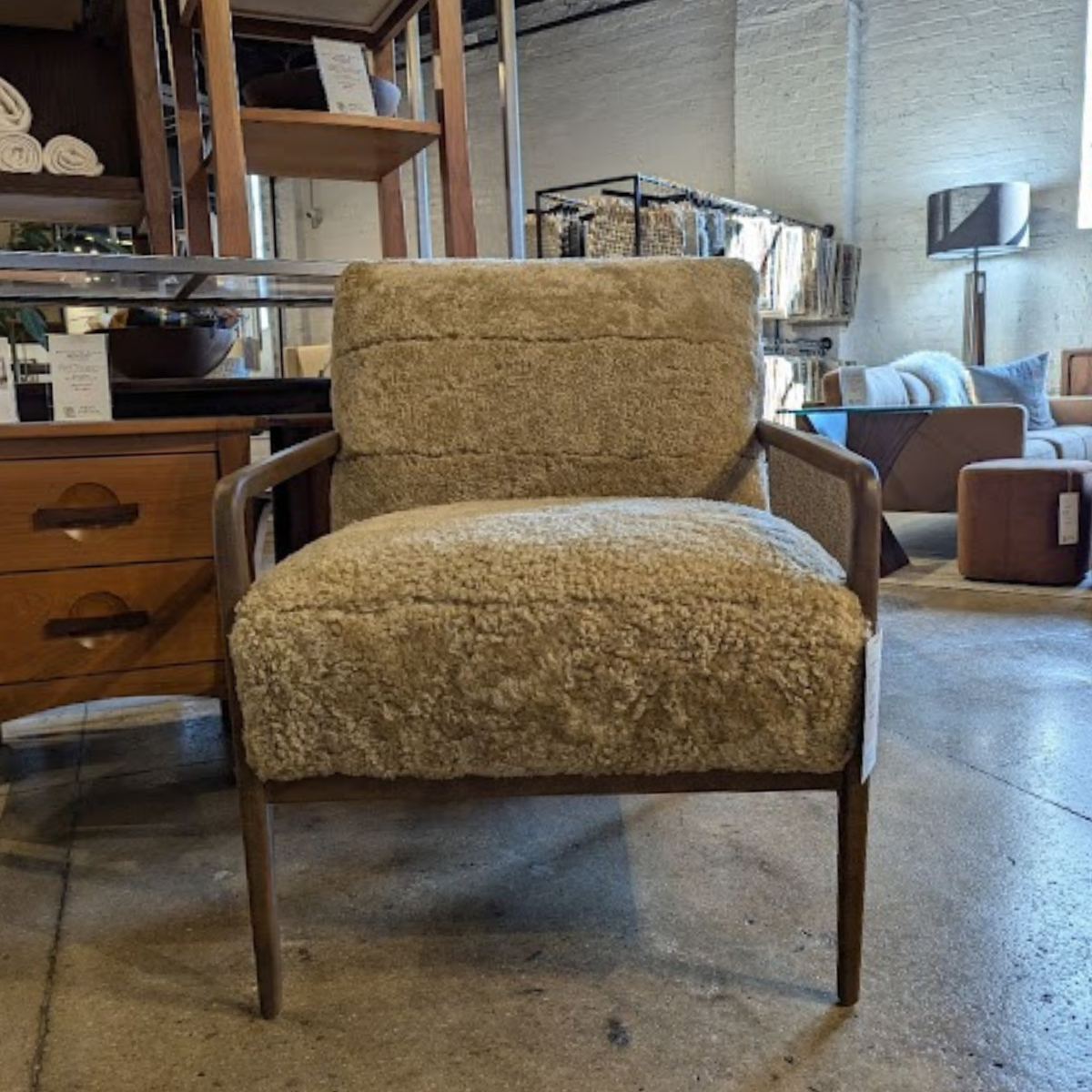 Pfifer Shearling Chair by Rowe – Urban Natural Home