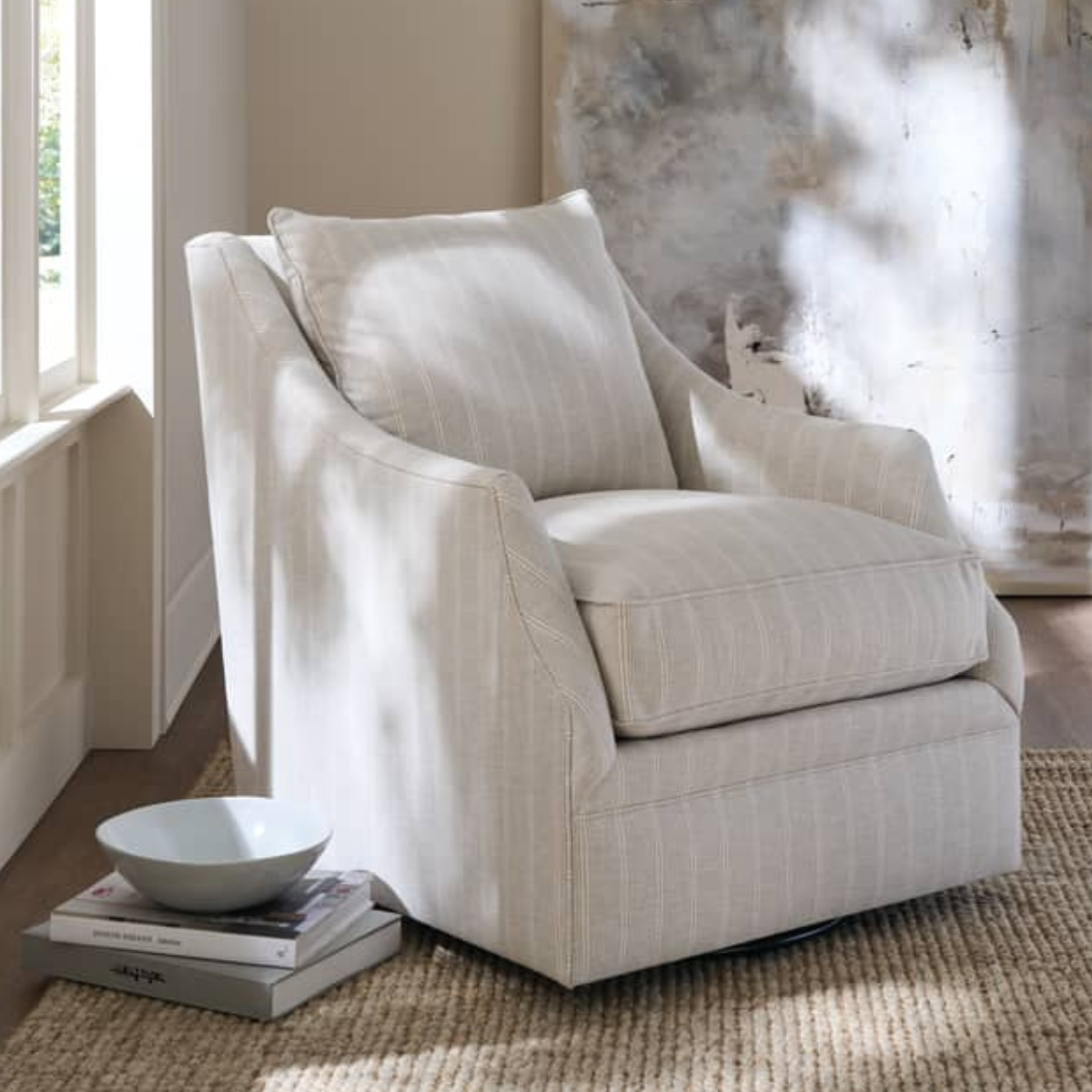 Kara Swivel Glider Chair - Quick Ship | Rowe – Urban Natural Home