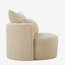 Leander Sherpa Oversized Swivel Chair – Urban Natural Home
