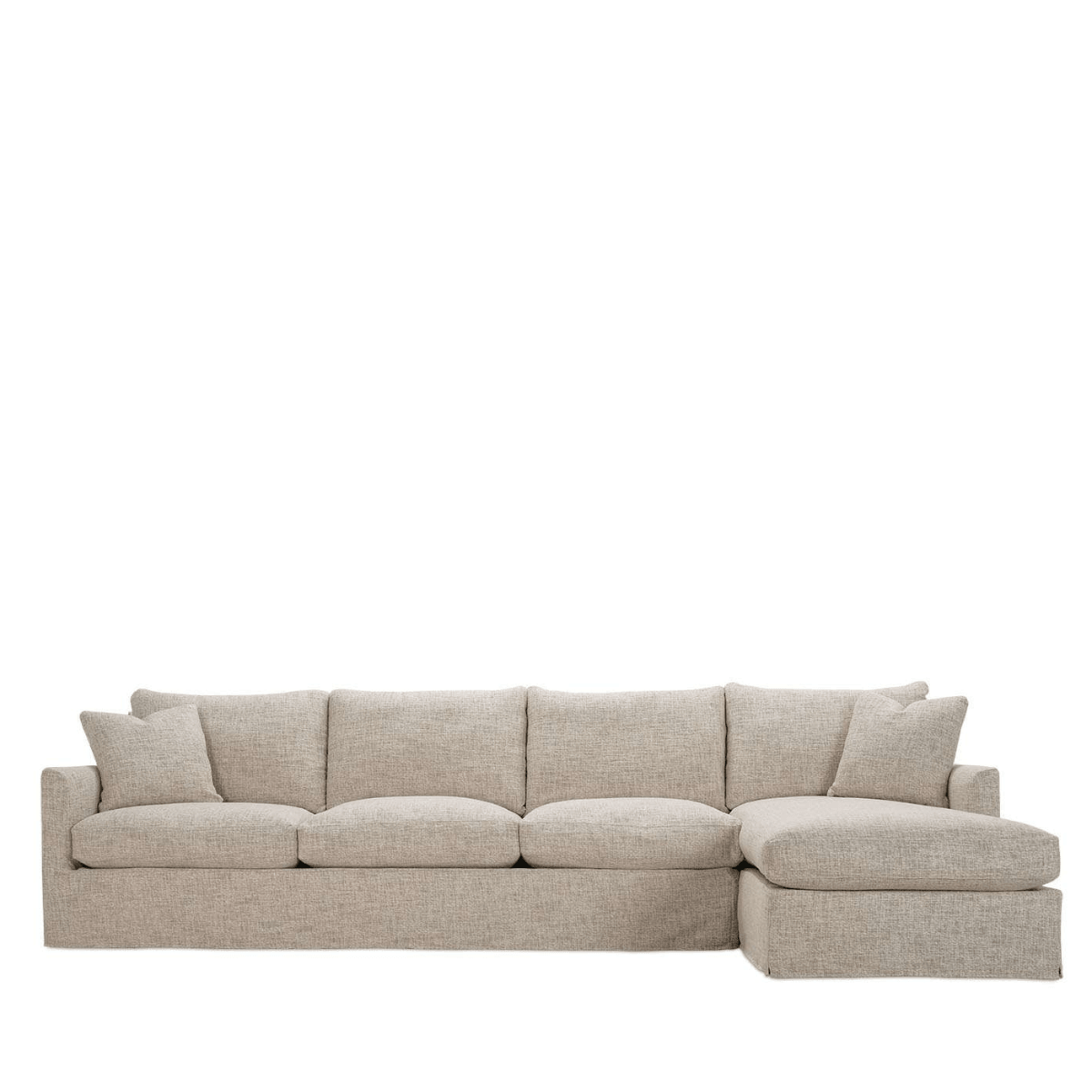 Lilah Slipcovered Sectional | Rowe – Urban Natural Home