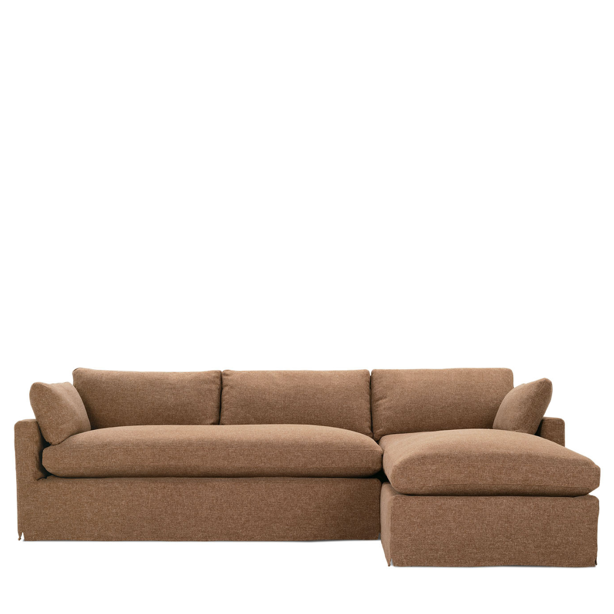 Sylvie Slipcover Chaise Sleeper Sectional (113") | Rowe – Urban Natural ...