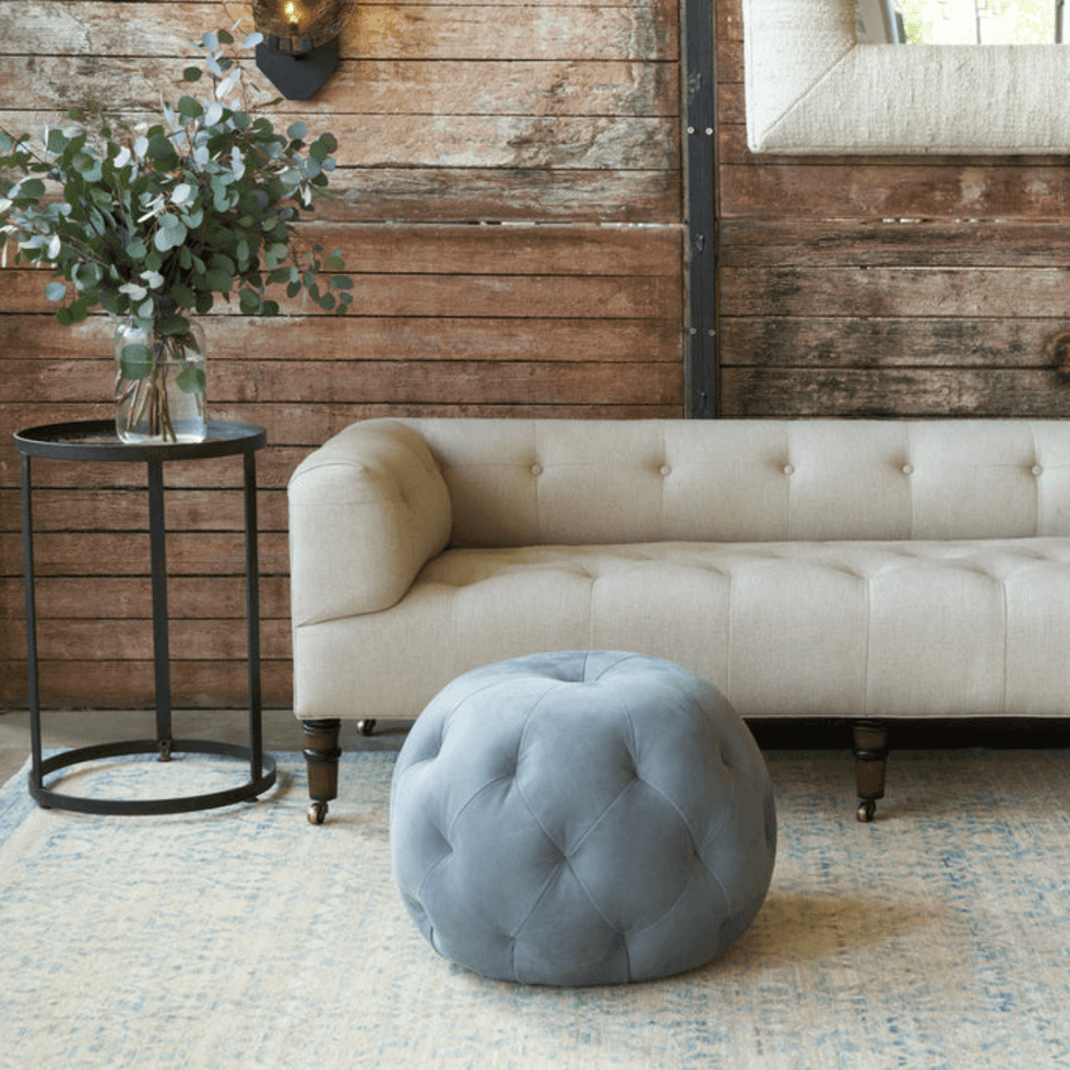 Medium Pouf Round Ottoman | Cisco Home – Urban Natural Home