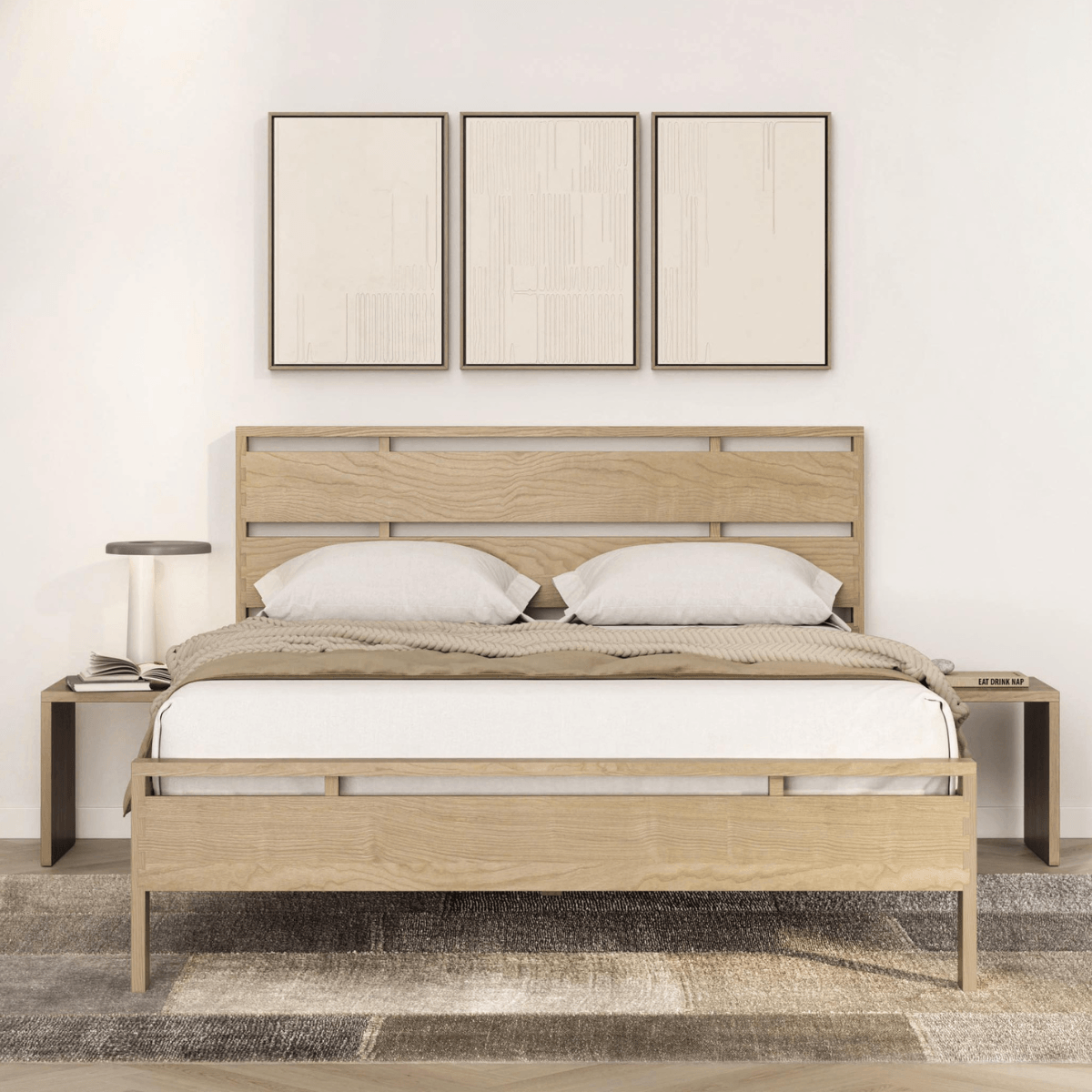 Oslo Solid Wood Platform Bed | Copeland – Urban Natural Home