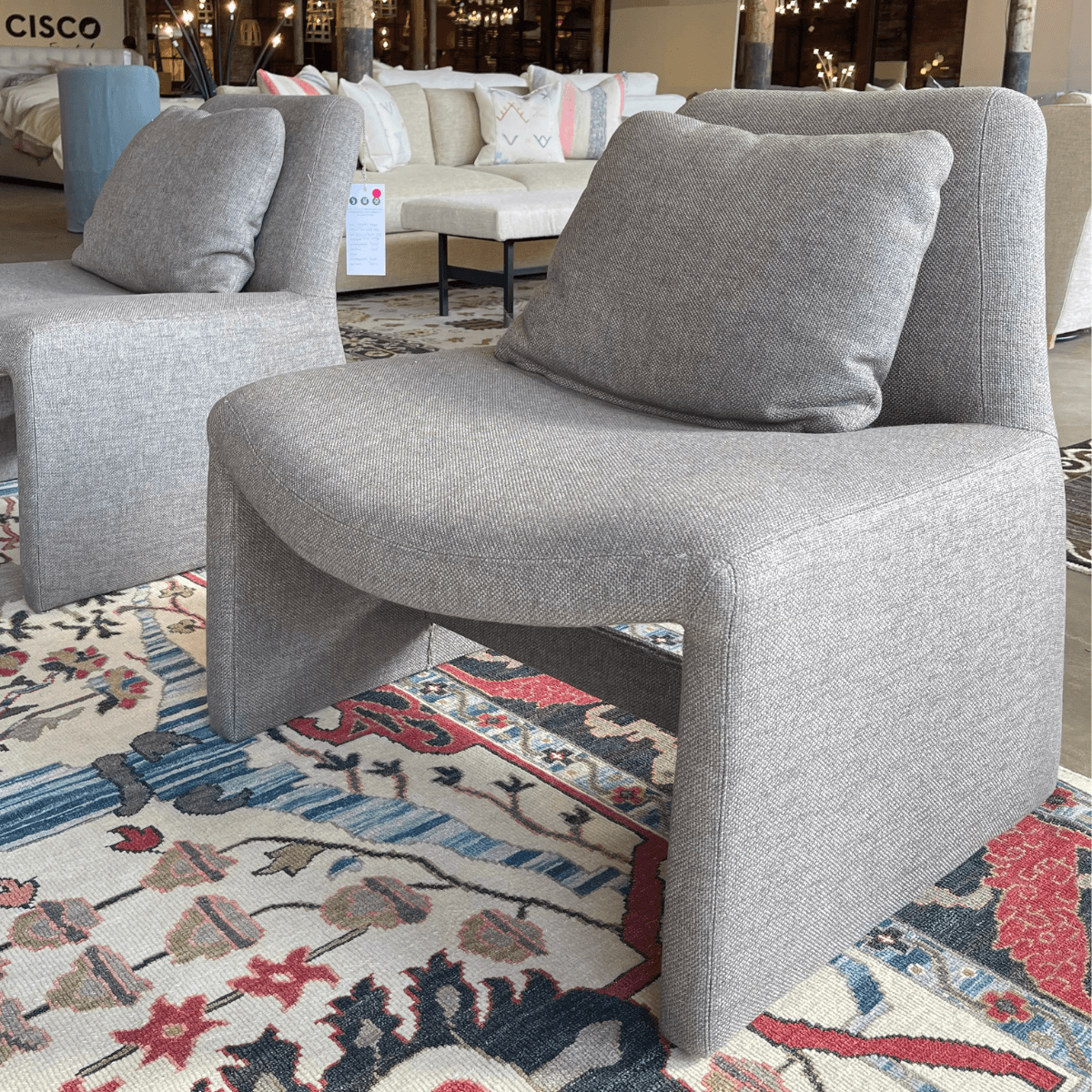 Salvador Armless Chair | Cisco Home – Urban Natural Home