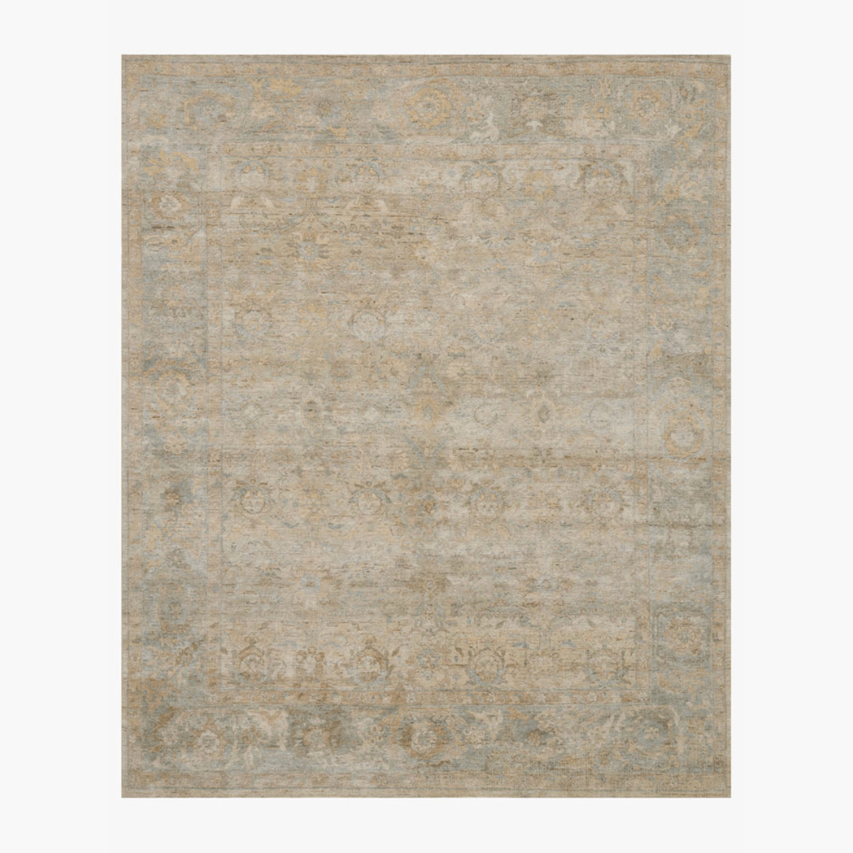 Legacy Hand Knotted Rug in Ash/Lagoon | Loloi – Urban Natural Home