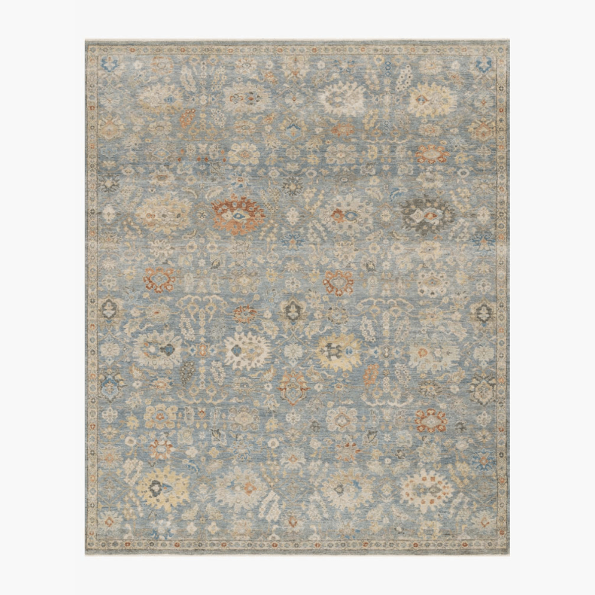 Legacy Hand Knotted Rug in Blue/Multi | Loloi – Urban Natural Home