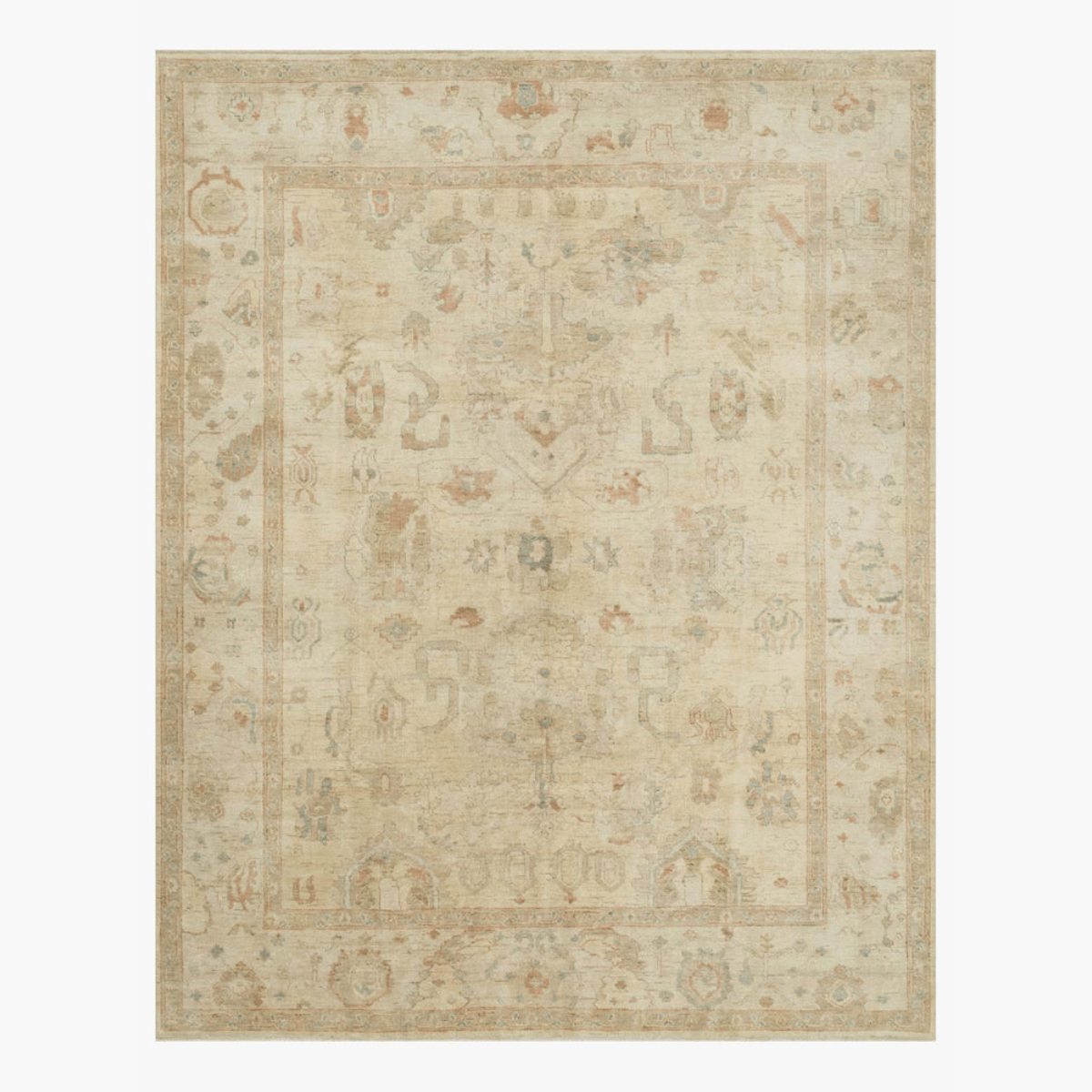 Vincent Hand Knotted Rug in Stone | Loloi – Urban Natural Home