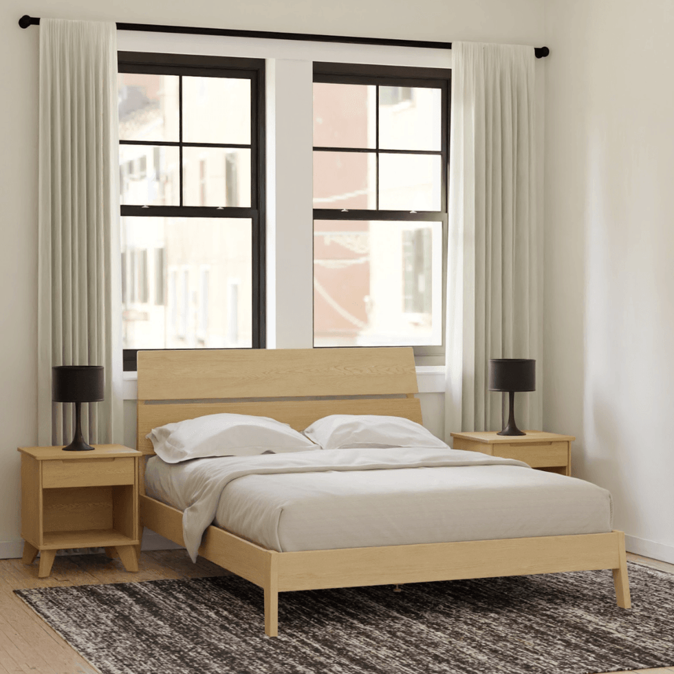 Linn Solid Wood Platform Bed | Copeland – Urban Natural Home
