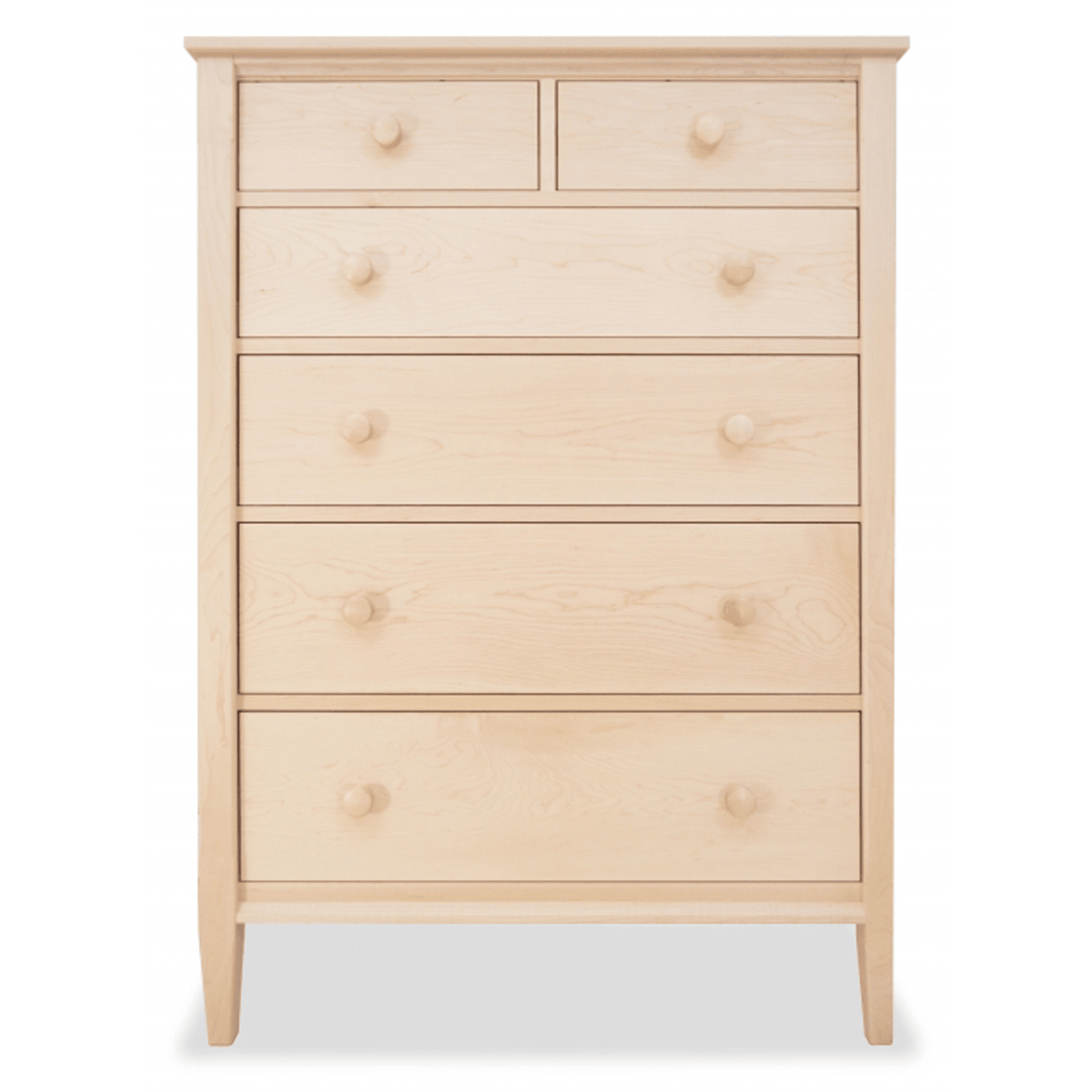 Shaker Six Drawer Chest | Maple Corner Woodworks – Urban Natural Home