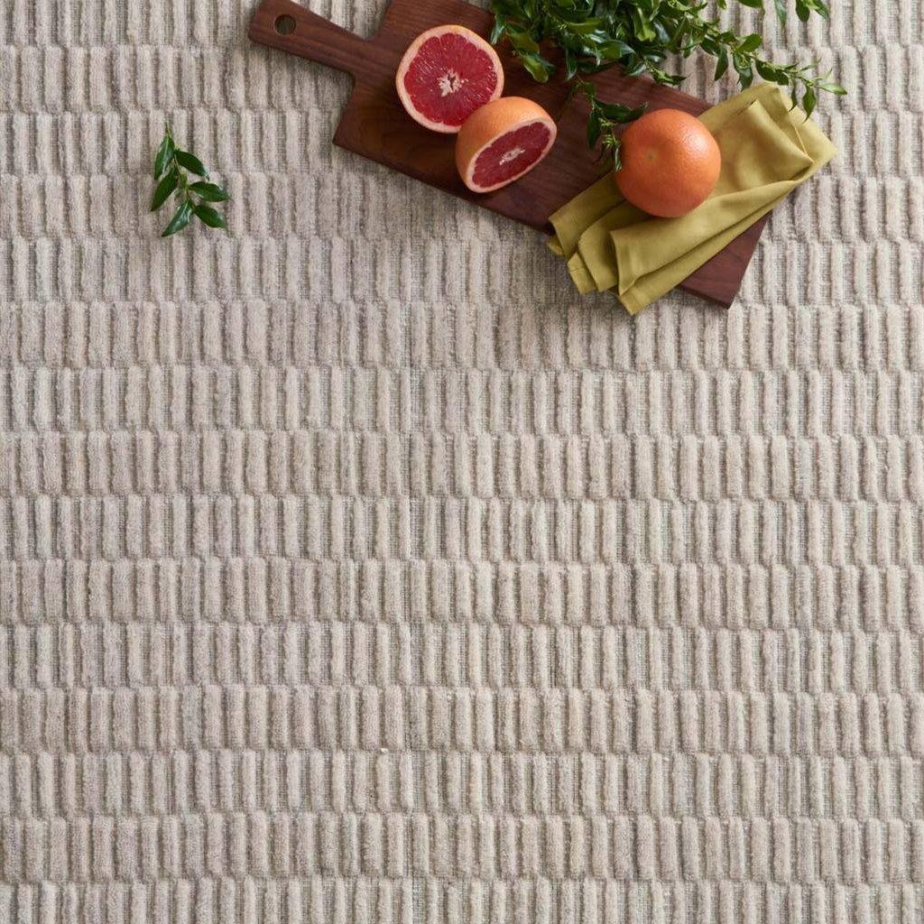 Hadley Hand Loomed Area Rug in Oatmeal | Loloi – Urban Natural Home