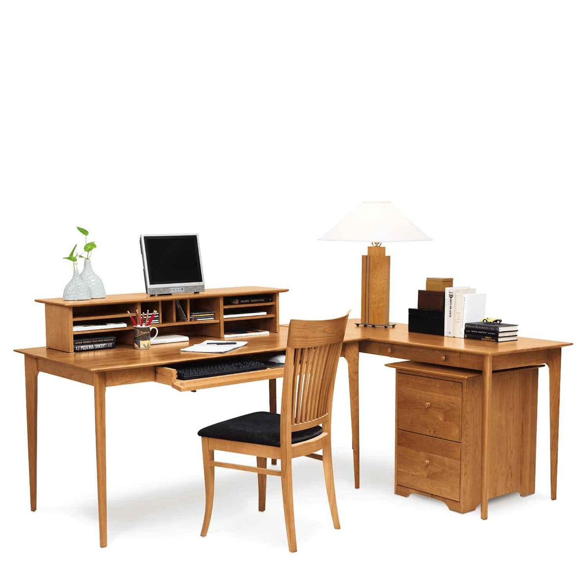 Sarah Secretary Desk with Keyboard Tray | Copeland – Urban Natural Home