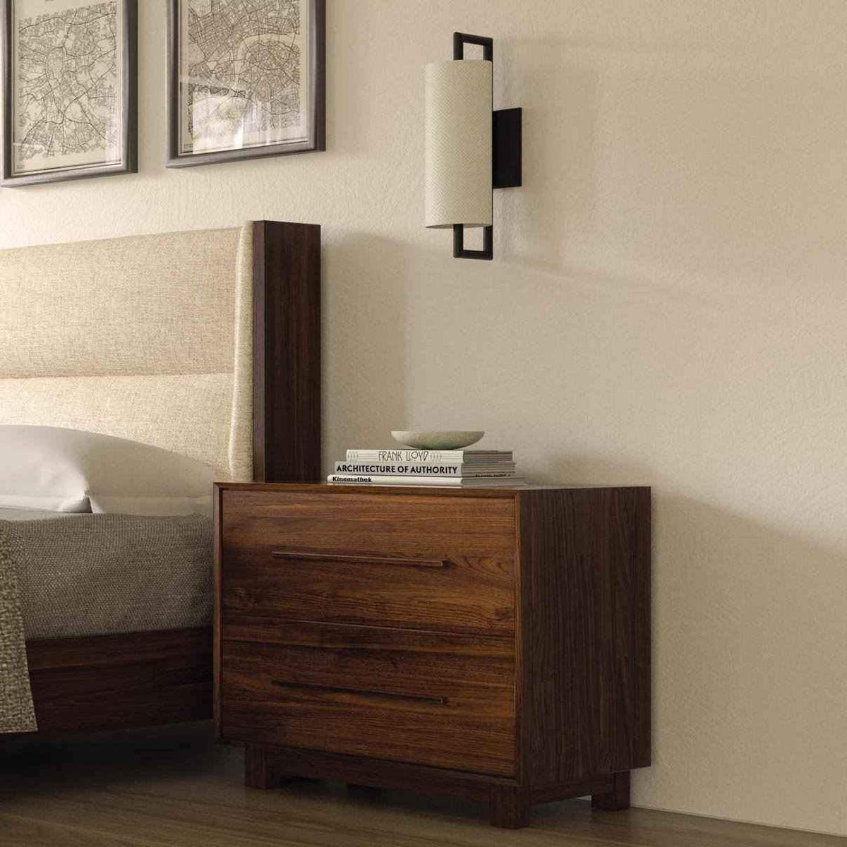 Sloane Two Drawer Nightstand | Copeland – Urban Natural Home