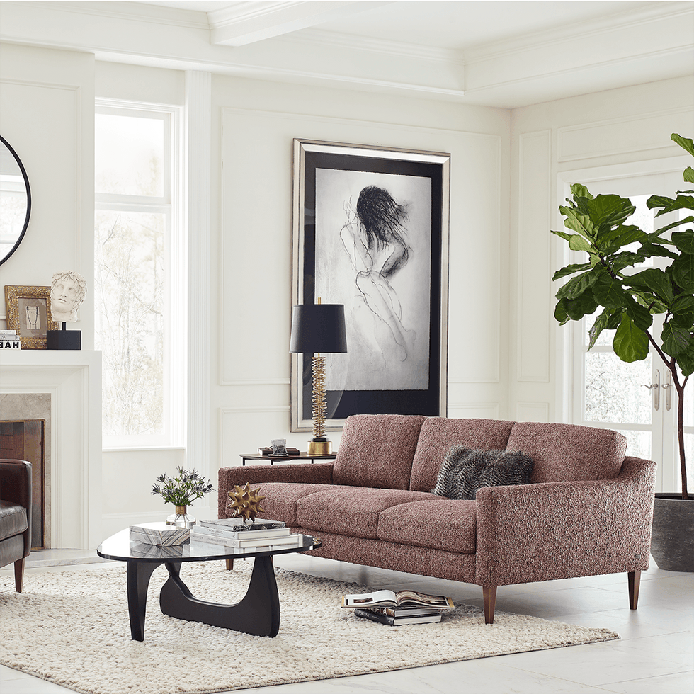 Giselle Slope Arm Sofa | American Leather – Urban Natural Home