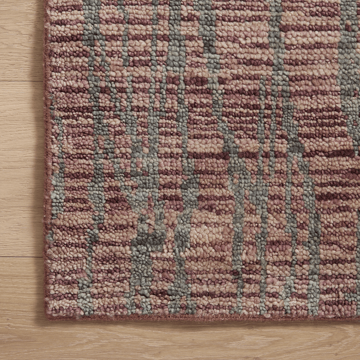 Daphne Hand Knotted Rug in Raspberry/Silver | Loloi – Urban Natural Home