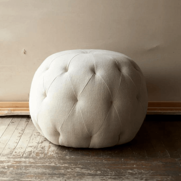 Medium Pouf Round Ottoman | Cisco Home – Urban Natural Home