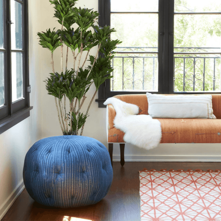 Medium Pouf Round Ottoman | Cisco Home – Urban Natural Home