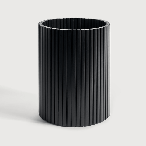 Black Roller Max Waste Paper Basket — Sustainably & Ethically Sourced ...
