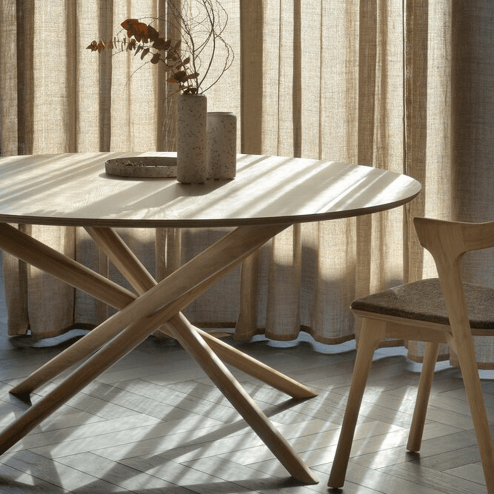 Torsion Round Dining Table — Sustainably & Ethically Sourced – Urban ...