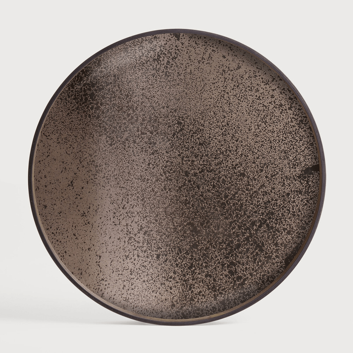 Extra-Large Round Bronze Mirror Tray — Sustainably & Ethically Sourced ...