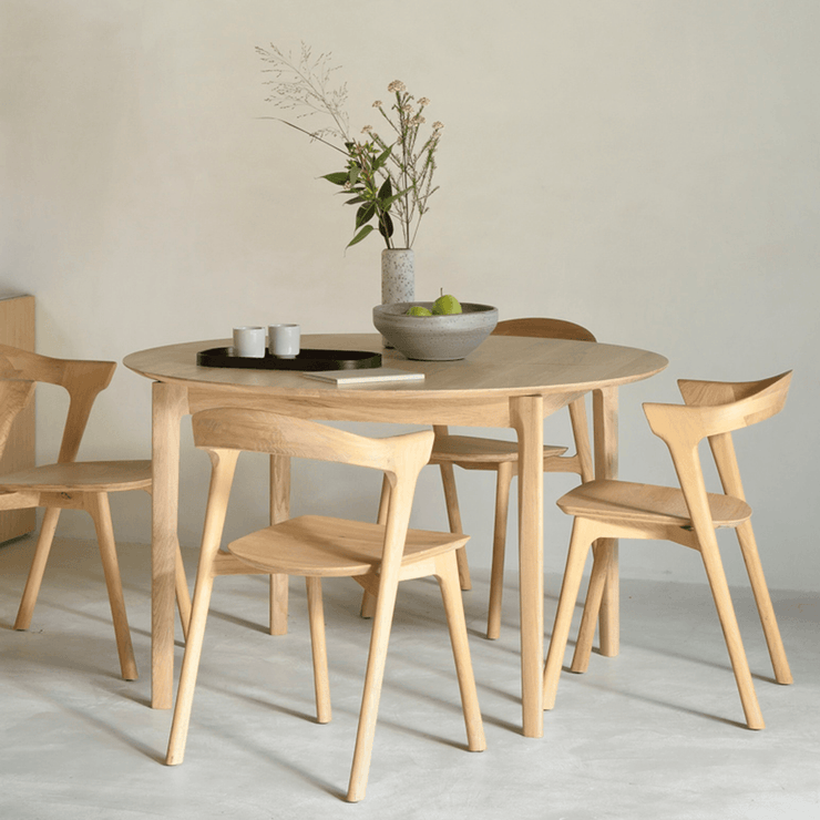 Bok Round Extendable Dining Table — Sustainably & Ethically Sourced ...