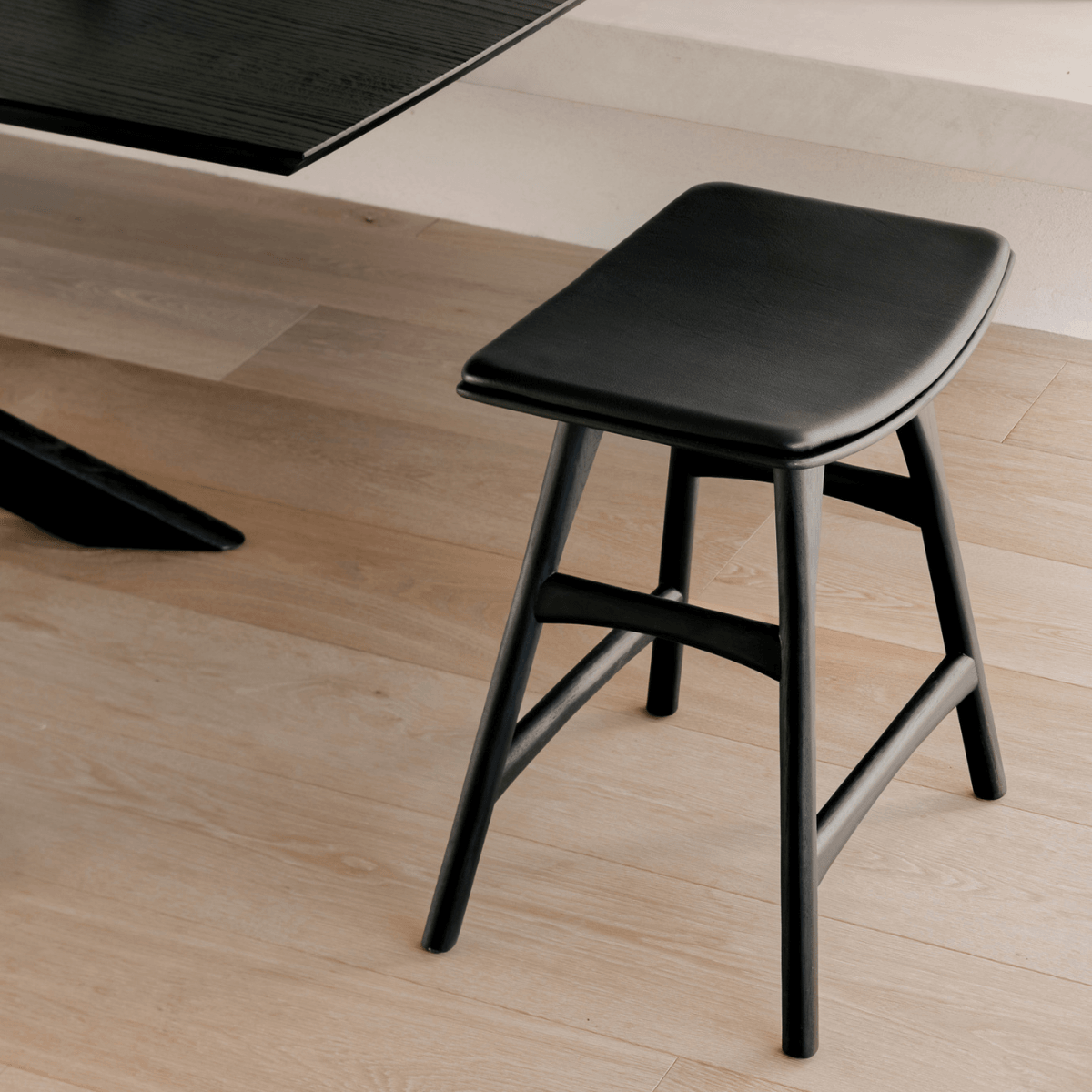 Osso Stool in Black Oak — Sustainably & Ethically Sourced – Urban ...