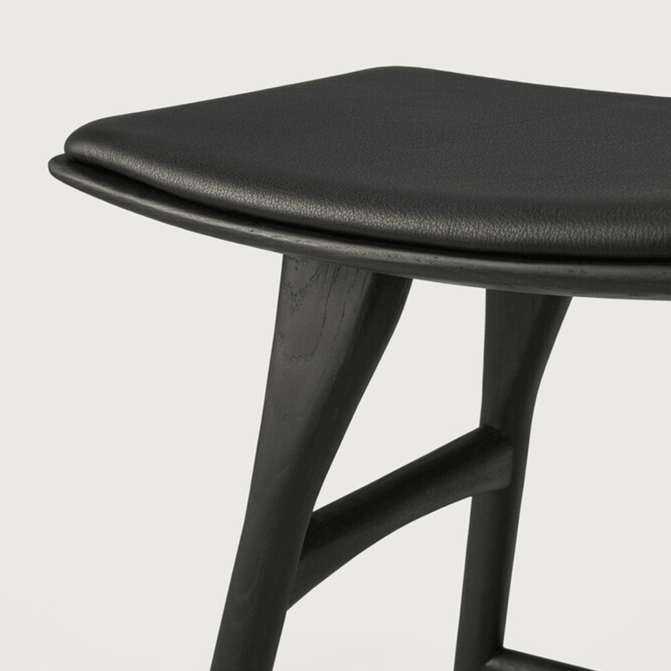 Osso Stool in Black Oak — Sustainably & Ethically Sourced – Urban ...