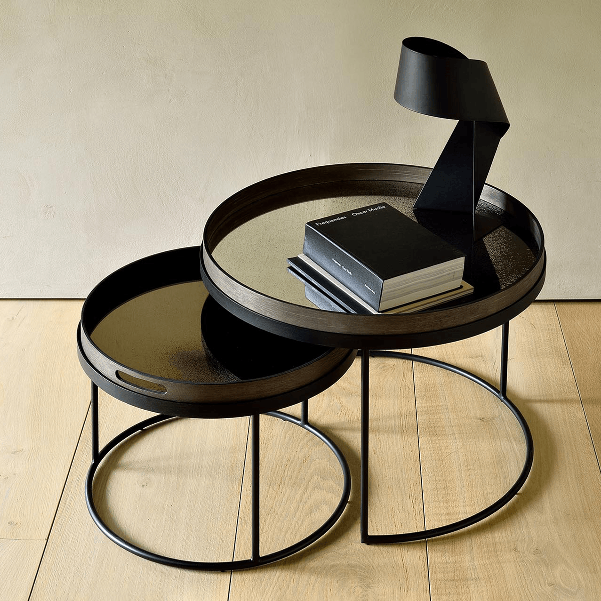 Round Tray Coffee Table Set, Large / Extra Large — Sustainably ...