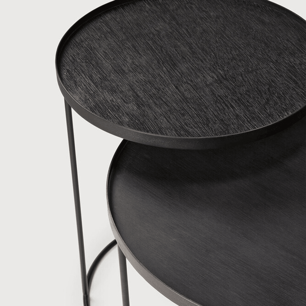 Round Tray Side Table — Sustainably & Ethically Sourced – Urban Natural ...