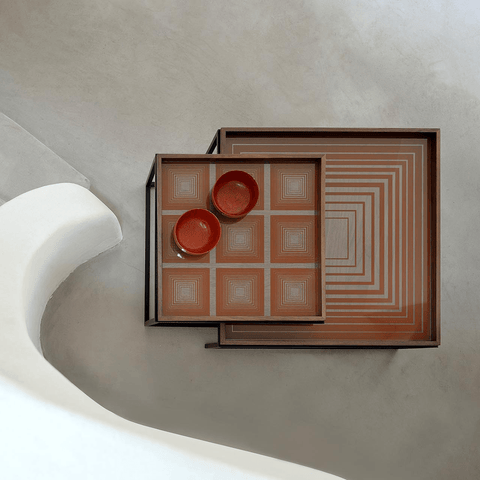 Square Tray Coffee Table Set — Sustainably & Ethically Sourced – Urban ...