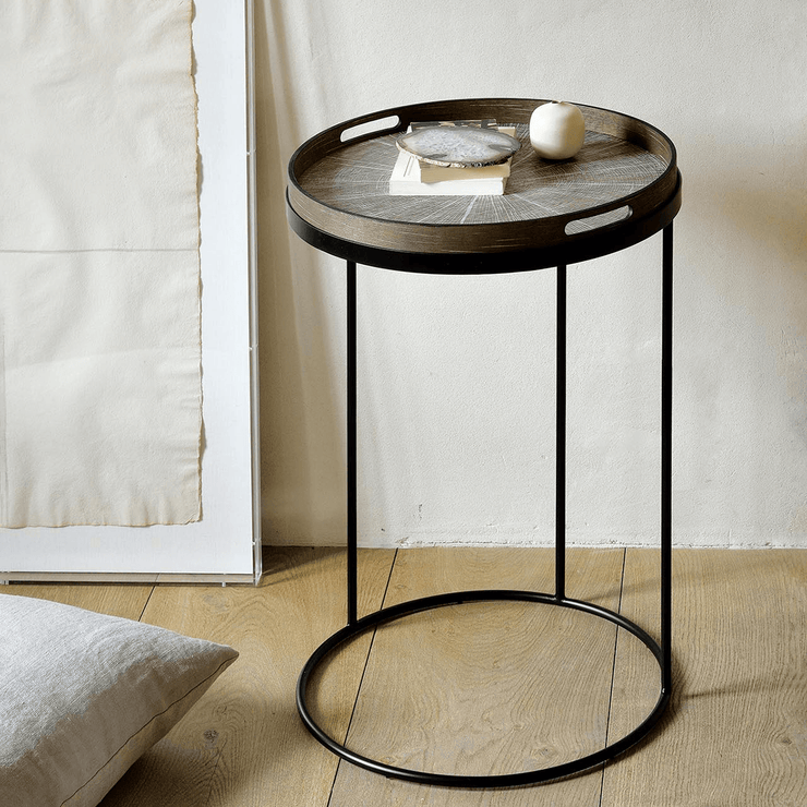 Round Tray Side Table — Sustainably & Ethically Sourced – Urban Natural ...